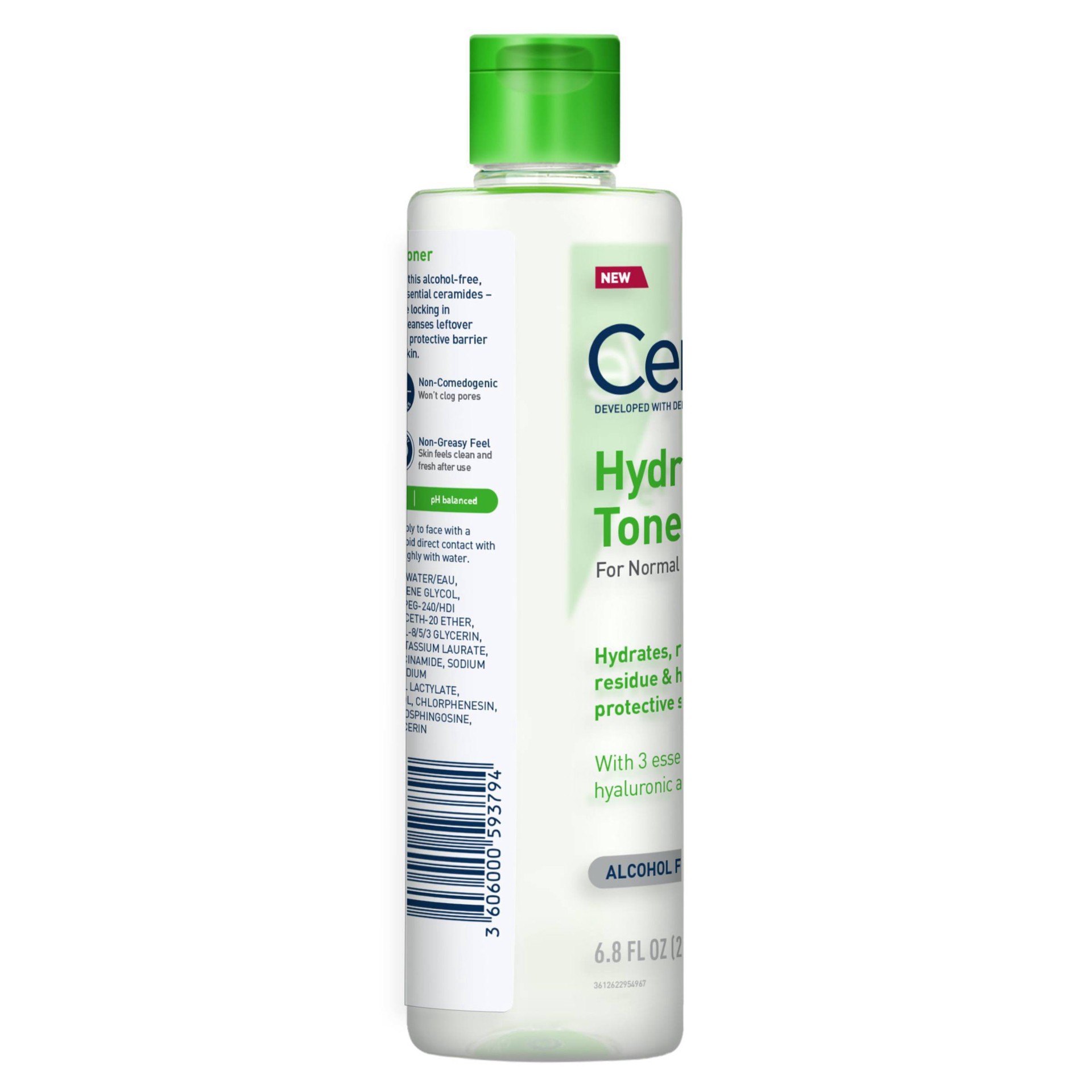 CeraVe Hydrating Toner for Face, Alcohol Free Facial Toner for Normal ...