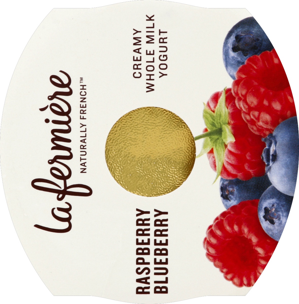 La Fermière Naturally French Raspberry/Blueberry Yogurt 5.6 oz | Shipt