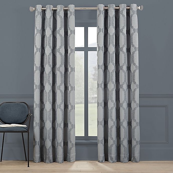 Brookstone Paxton Grommet 100% Blackout Window Curtain Panel - Spa 108 ...