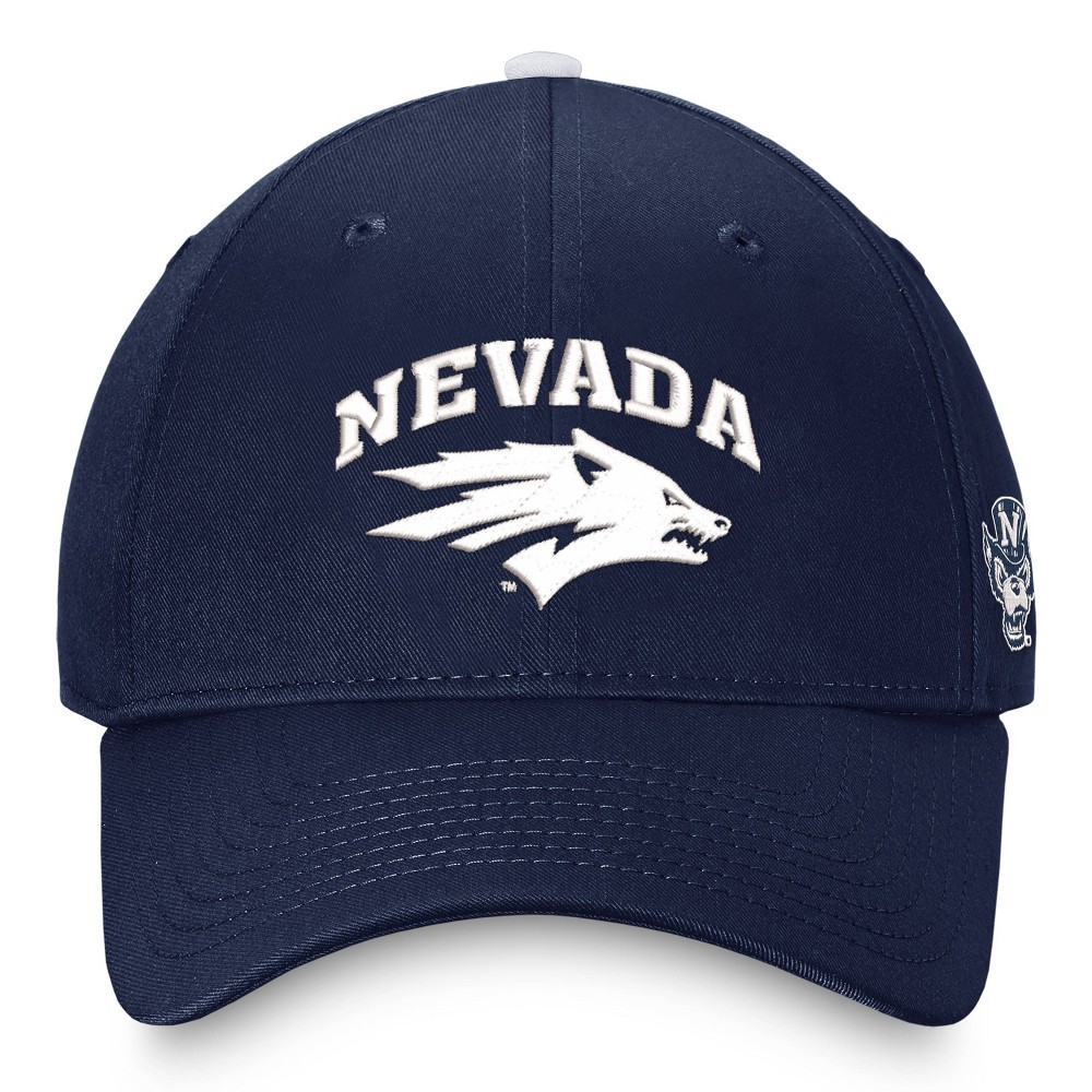 NCAA Nevada Wolf Pack Men's Comp Structured Brushed Cotton Hat 1 ct | Shipt
