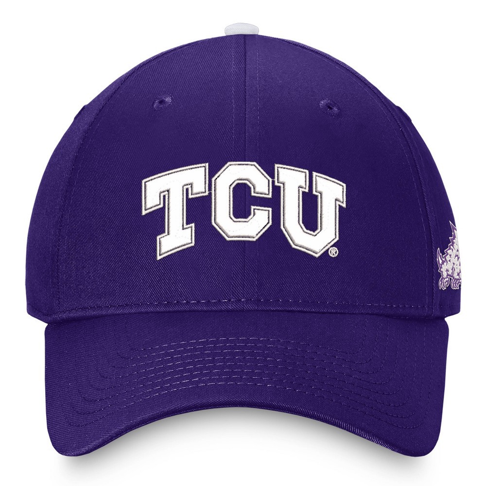 NCAA TCU Horned Frogs Men's Comp Structured Brushed Cotton Hat 1 ct | Shipt