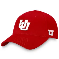 NCAA Utah Utes Men's Comp Structured Brushed Cotton Hat 1 ct | shipt