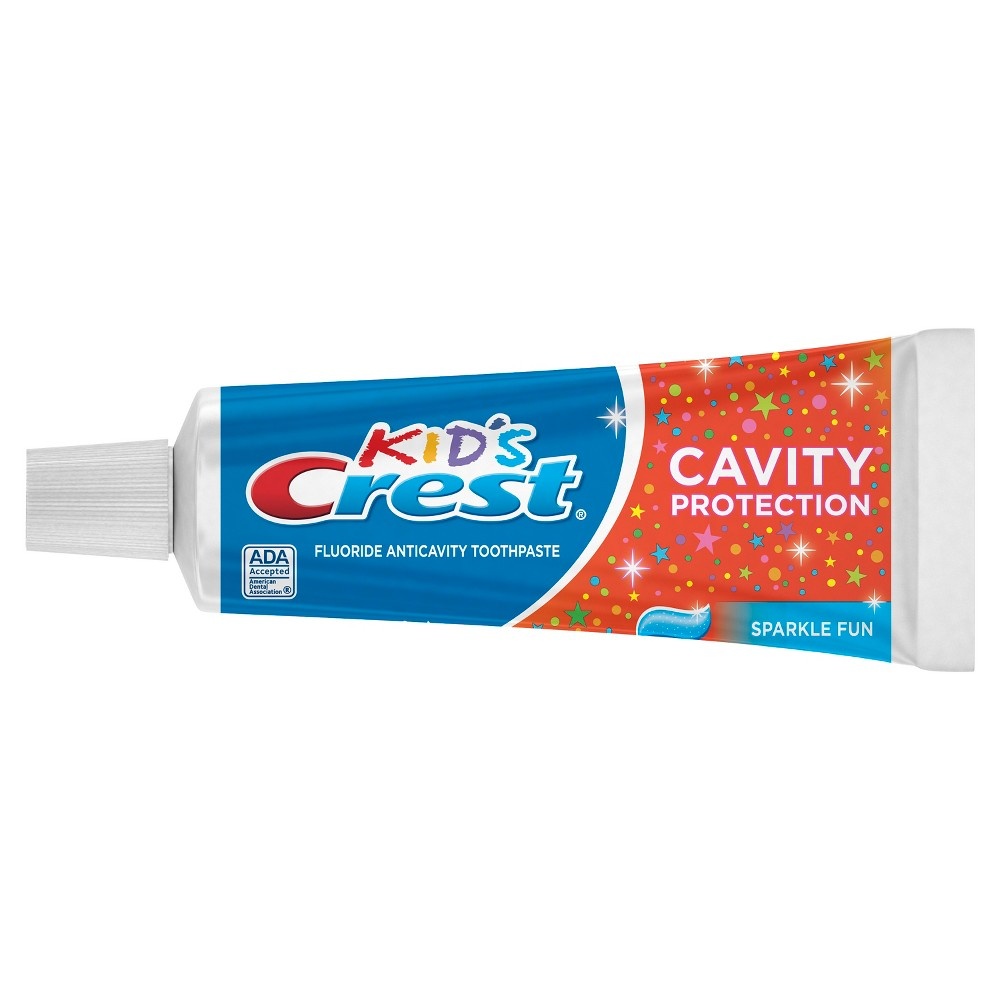 Crest Kid's Cavity Protection Sparkle Fun Flavor Toothpaste 3 x 4.6 oz ...