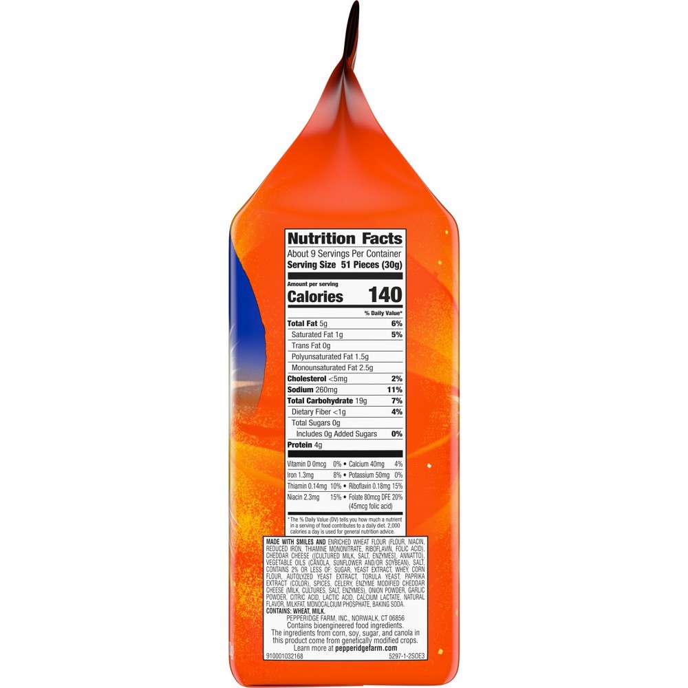 Goldfish Pepperidge Farm Family Size Goldfish Flavor Blasted Extra ...