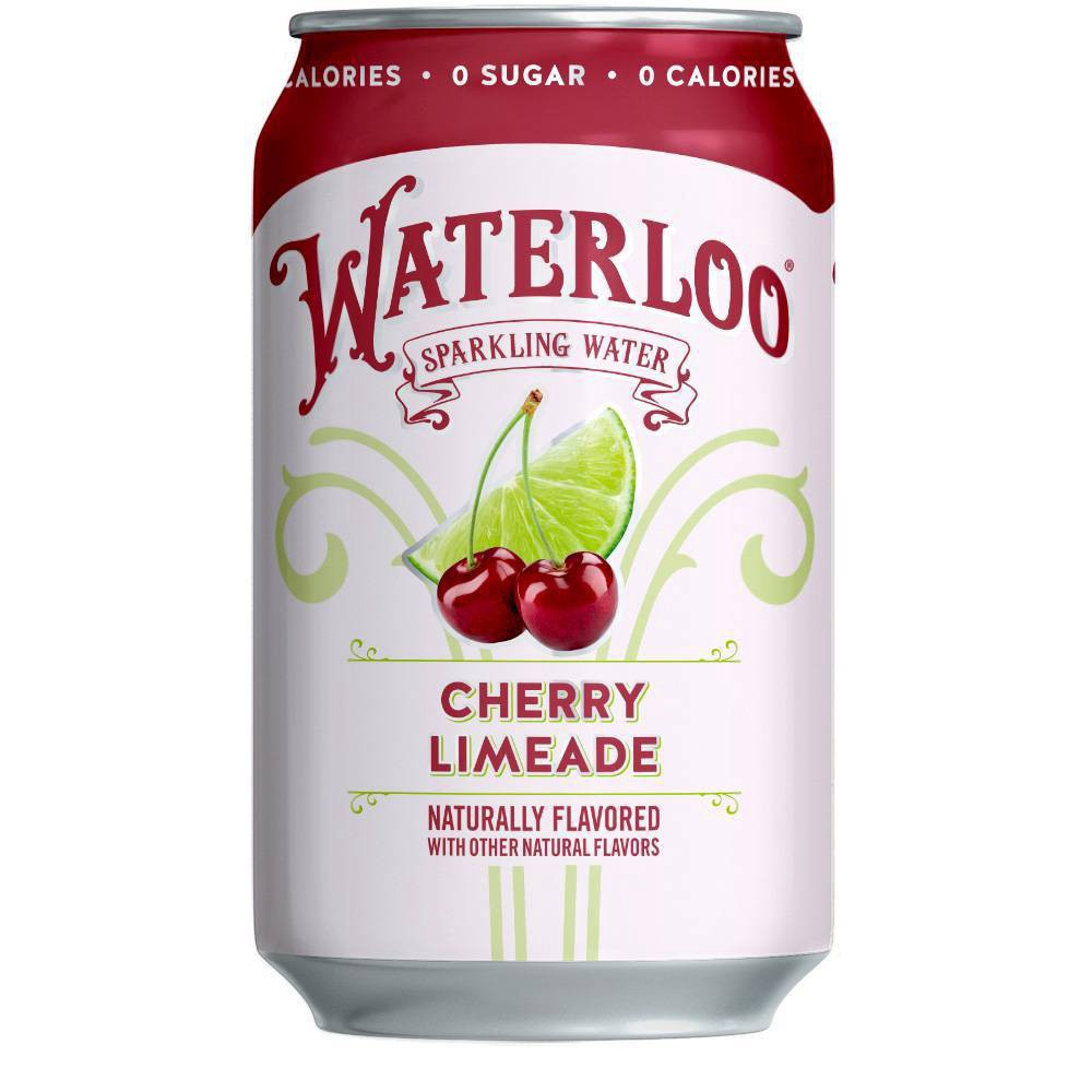 Waterloo Sparkling Water Waterloo Cherry Limeade Sparkling Water - 8pk/12 fl oz Cans 8 ct; 12 fl ...
