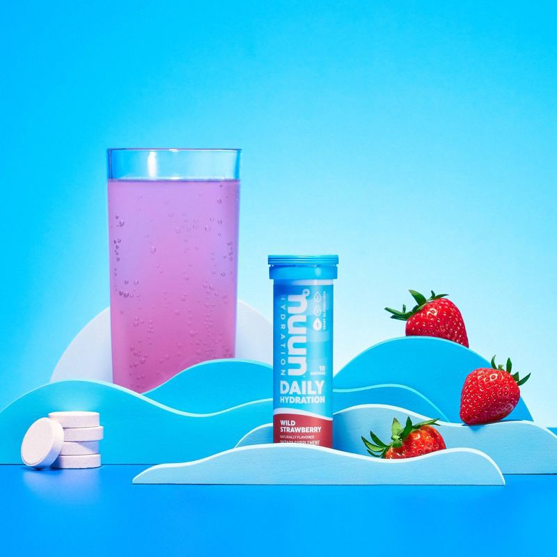 nuun Hydration Daily Drink Vegan Tabs - Wild Strawberry - 10ct 10 ct ...