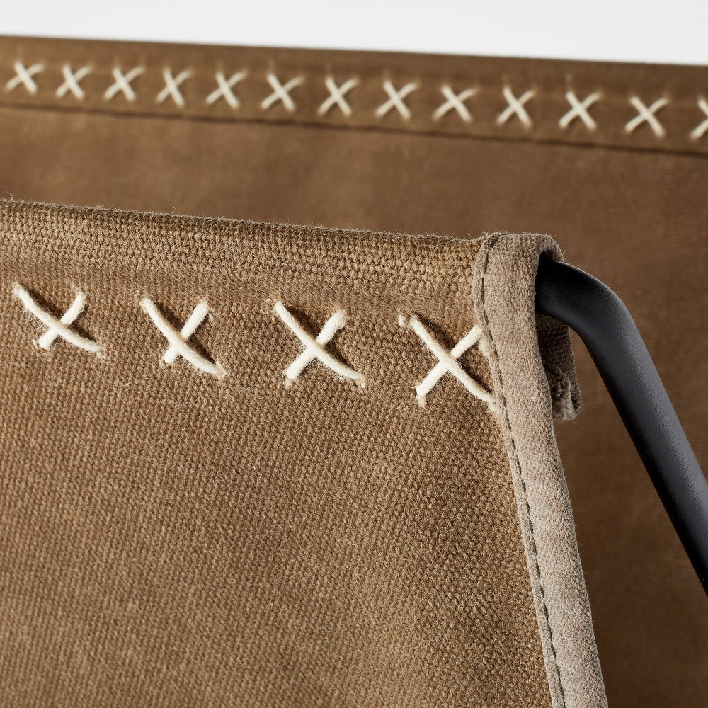 Threshold designed w/Studio McGee Waxed Canvas Log Holder - Threshold ...