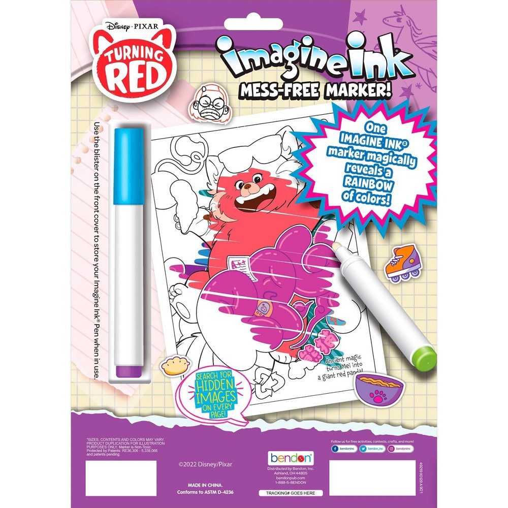 Bendon Turning Red Imagine Ink Book 1 ct | Shipt