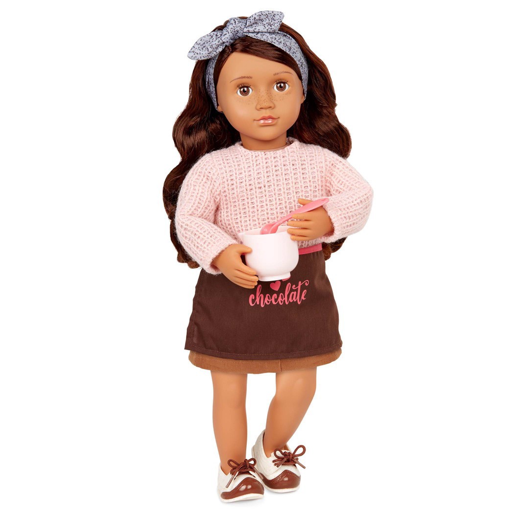 Our Generation Coco Posable 18" Baking Doll & Storybook 1 ct | Shipt