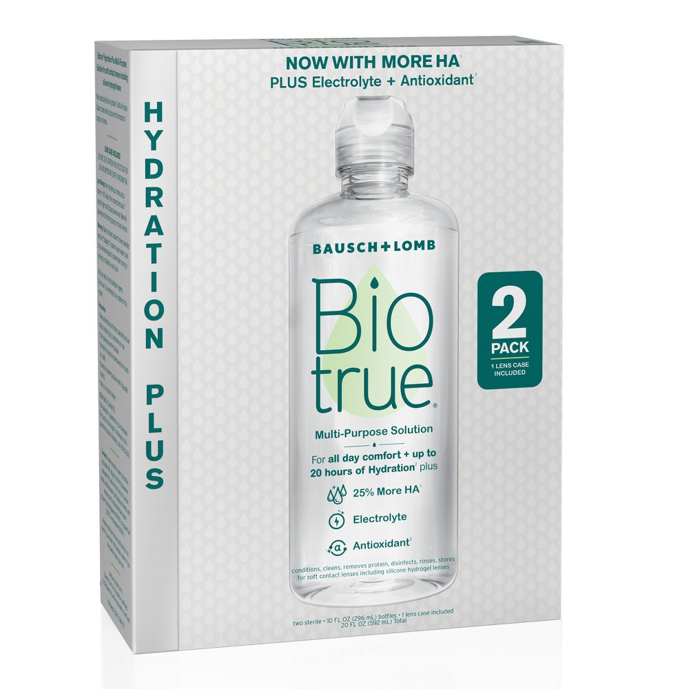 Biotrue Hydration Plus Contact Lens Solution - 20 fl oz 20 fl oz | Shipt