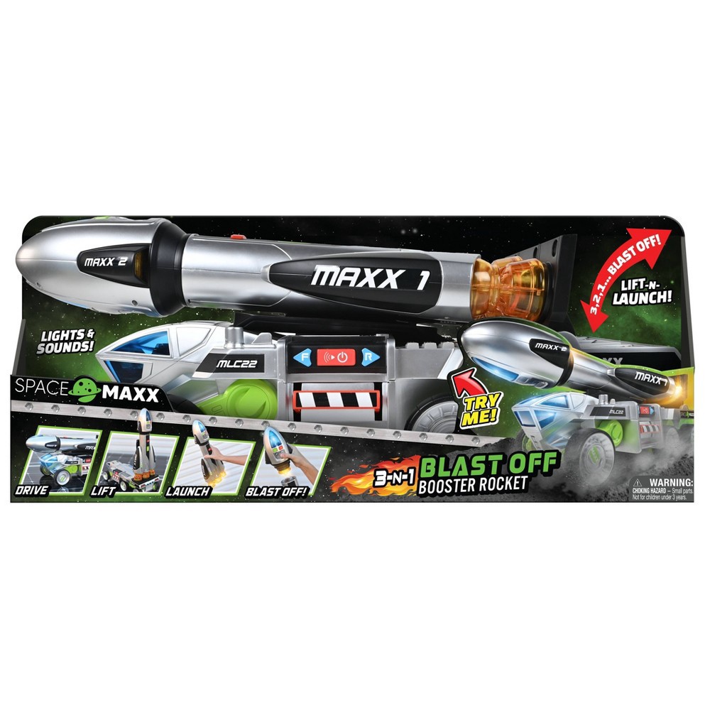 Maxx Action Space Maxx 3-N-1 Blast Off Booster Rocket 1 ct | Shipt