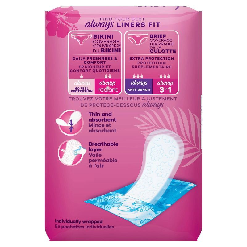 Always Dailies Thin Unscented Panty Liners - Regular - 72ct 72 ct | Shipt
