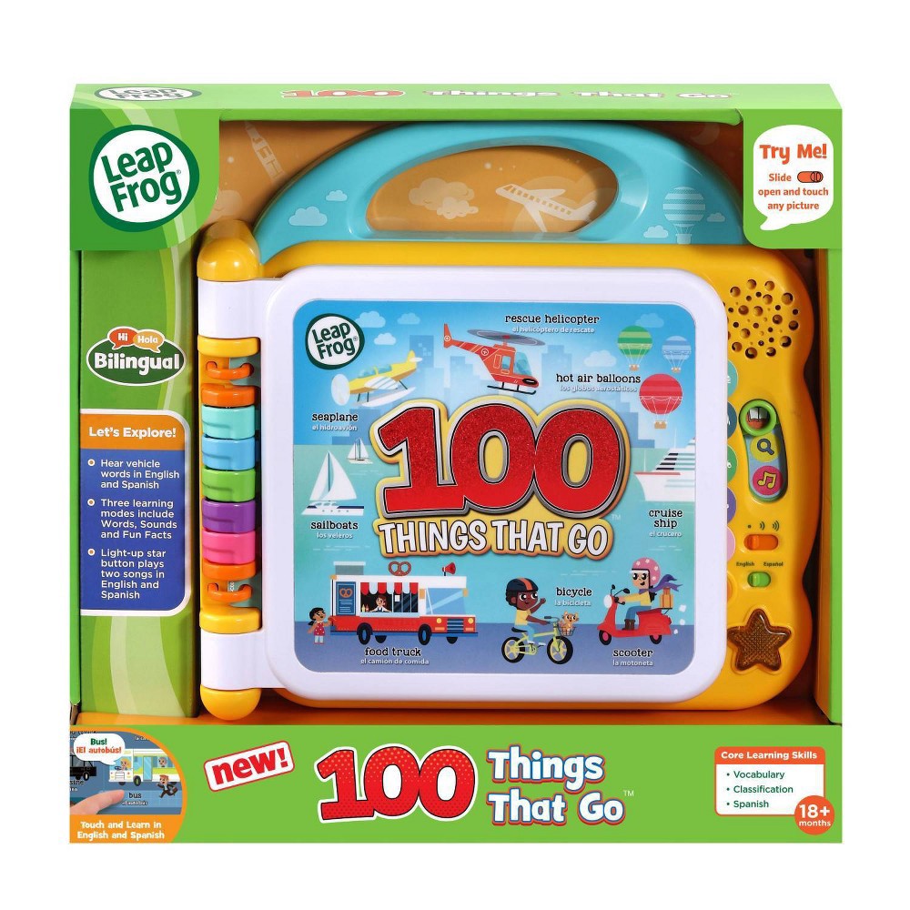 LeapFrog 100 Things That Go Interactive Book 1 ct | Shipt