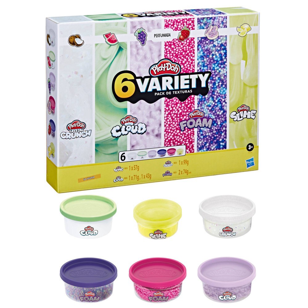 Play-Doh 6 Variety Texture Pack Scented 1 ct | Shipt