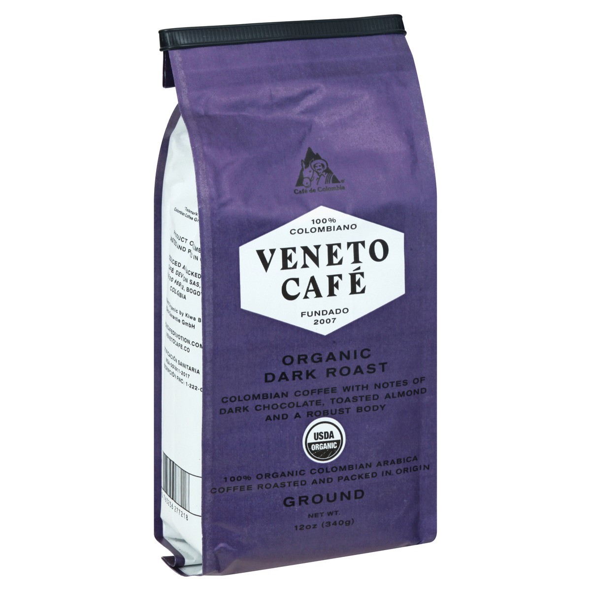Veneto Cafe Organic Dark Roast Ground Coffee - 12 oz 12 oz | Shipt