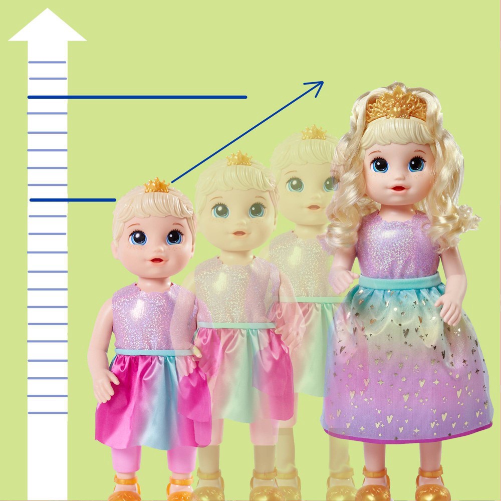 Baby Alive Princess Ellie Grows Up! Growing and Talking Baby Doll ...