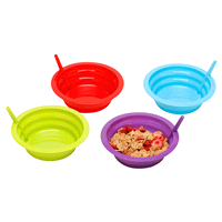 Kolorae Bowl With Straw, Assorted Colors 2 ct | Shipt