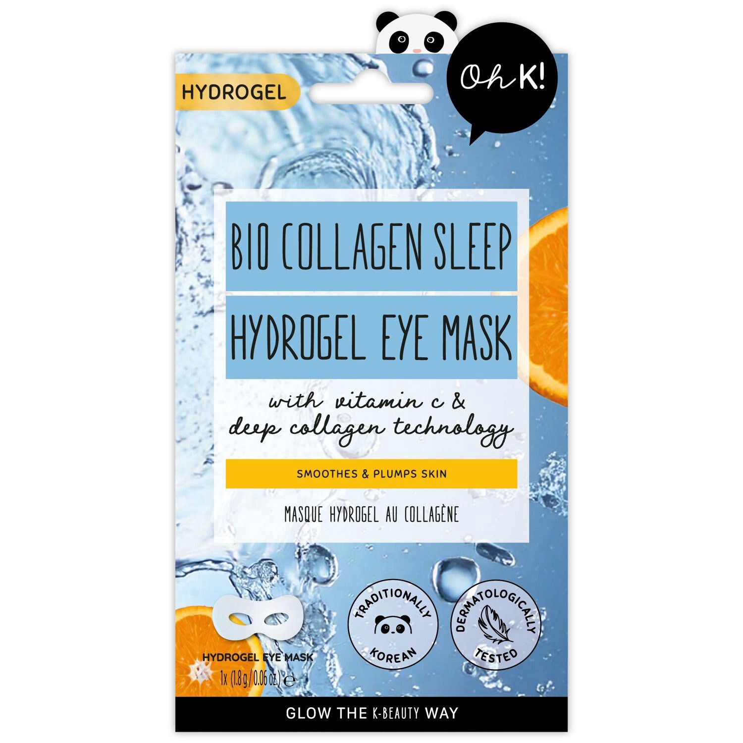 Oh K! Oh K Biocollagen Sleep Eye Mask 1 ct | shipt