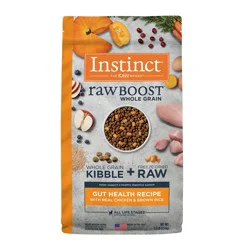 Instinct Rawboost Whole Grain Kibble + Freeze-Dried Raw Gut Health All ...