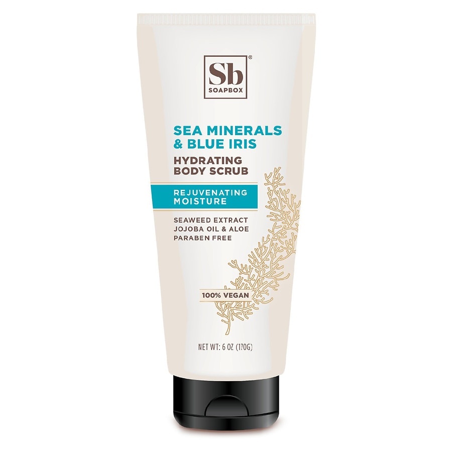 Soapbox Sea Minerals & Blue Iris Body Scrub 6 oz | Shipt