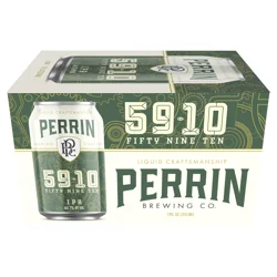 Perrin Brewing 59-10 IPA Craft Beer, 12 fl oz 6 Pack Cans, 7% ABV 6 ct ...