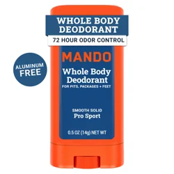 Mando Smooth Solid Whole Body Pro Sport Deodorant 0.5 oz 0.5 oz | shipt