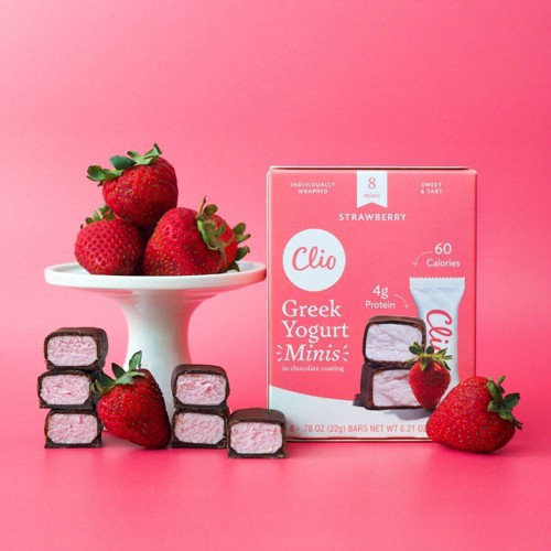 Clio Snacks Strawberry Greek Yogurt Mini-Bars - 6.2oz/8ct 6.2 oz, 8 ct ...