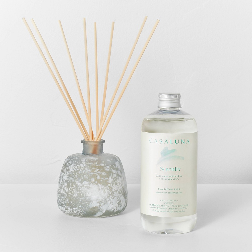 350ml Serenity Reed Diffuser Refills Clear - Casaluna 350 ml | Shipt