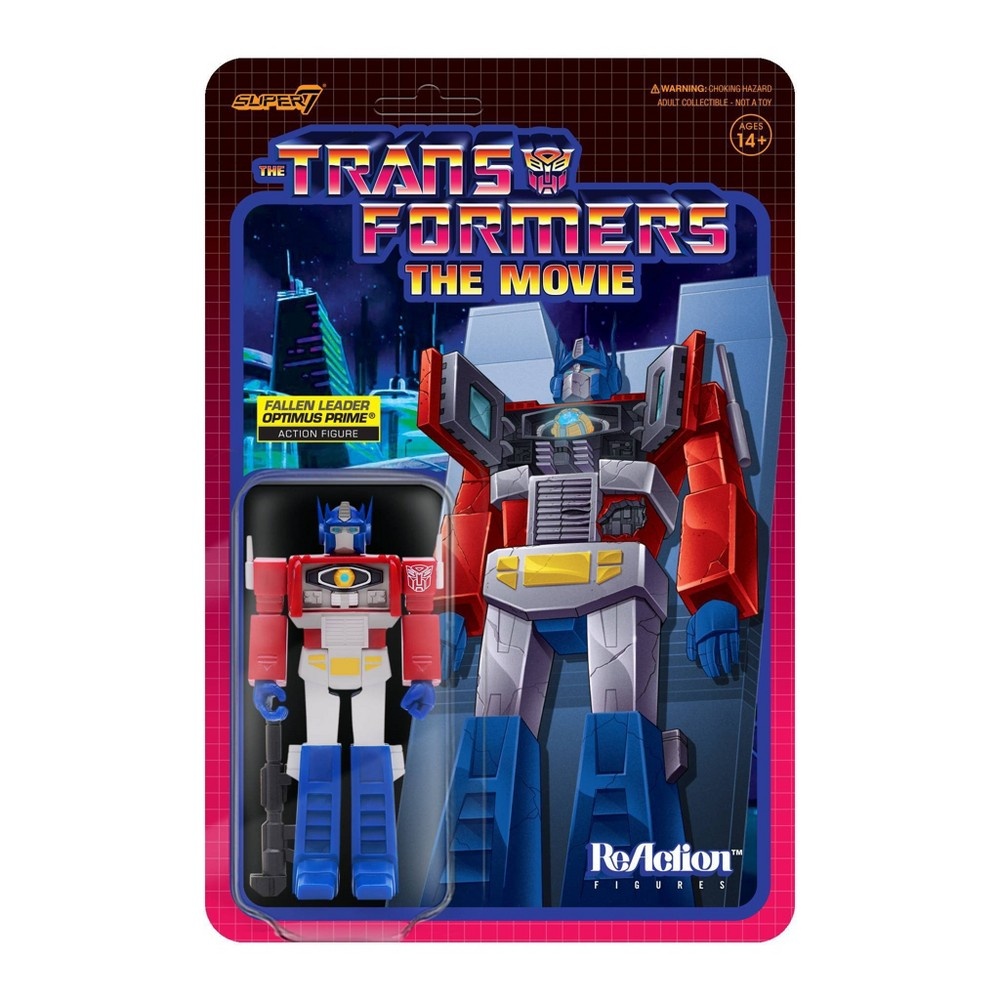 Transformers Super7 ReAction Figure - Optimus Prime Fallen Leader ...