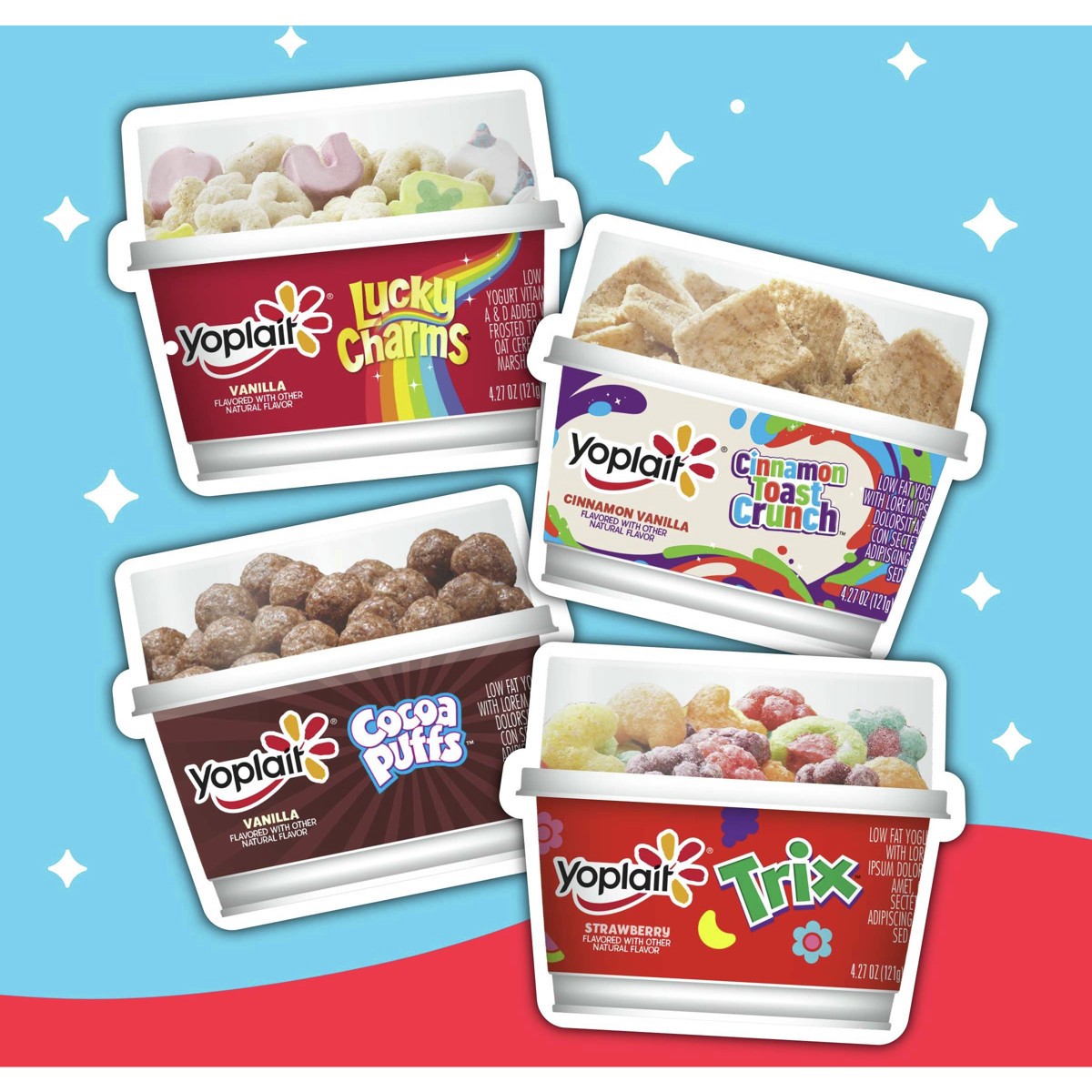 Yoplait Cinnamon Toast Crunch Cereal Topped Yogurt Cup - 4.27oz 4.27 oz ...