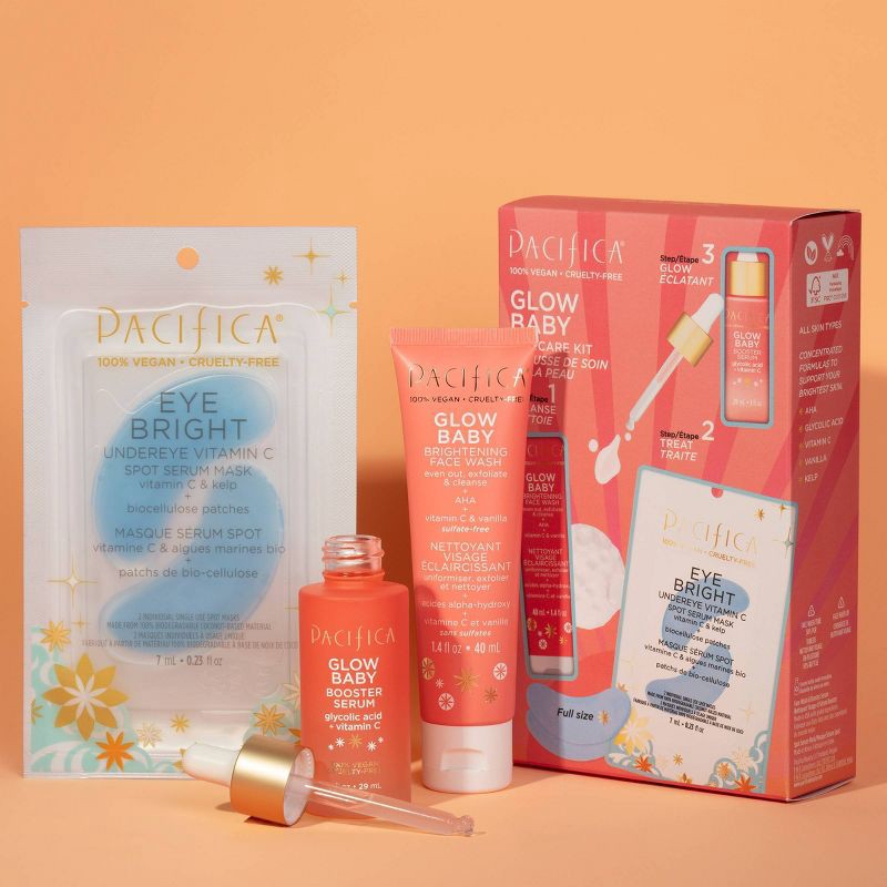 Pacifica Glow Baby Facial Treatment - 3ct 3 ct | Shipt