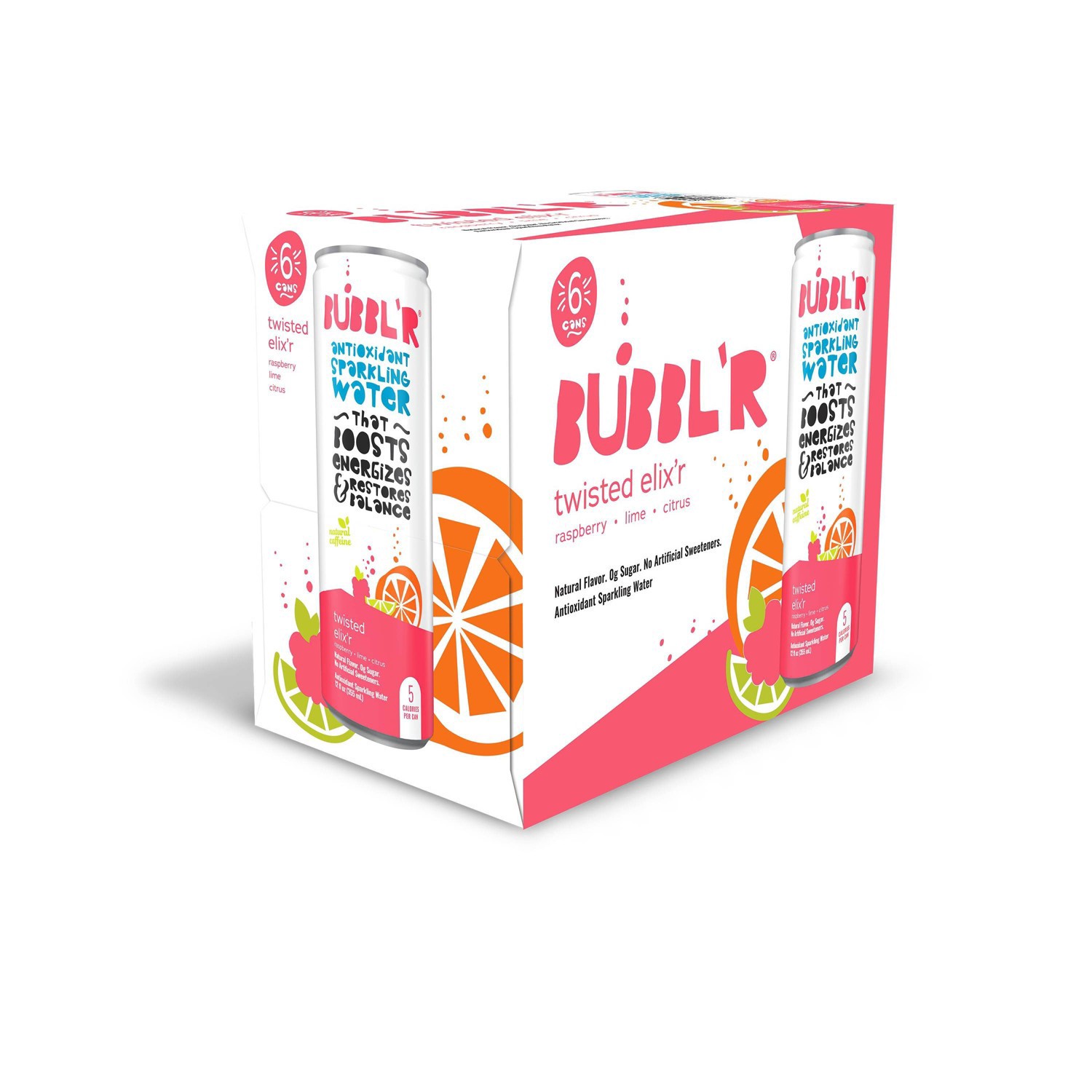 BUBBL'R Antioxidant Sparkling Water - twisted elix'r 12 fl oz | Shipt