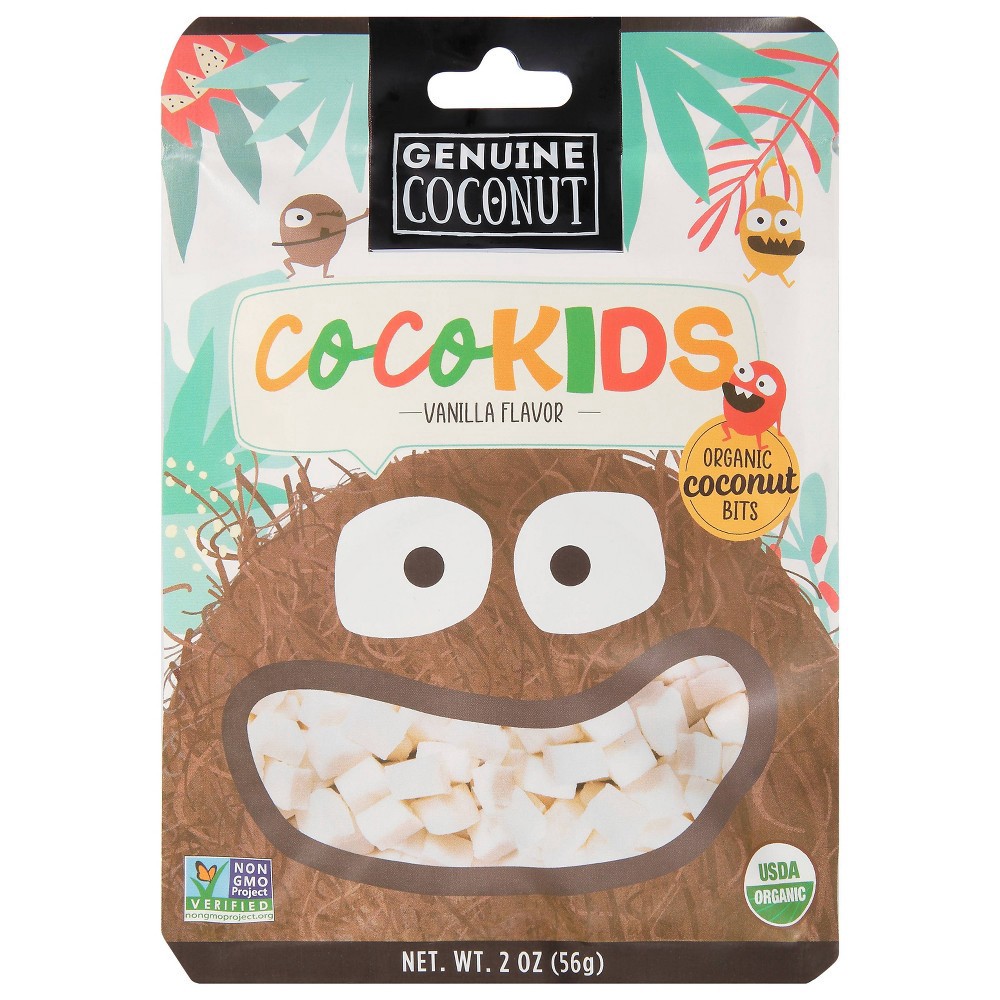 Genuine Coconut CocoKids Organic Vanilla Coconut Bits - 2oz 2 oz | Shipt