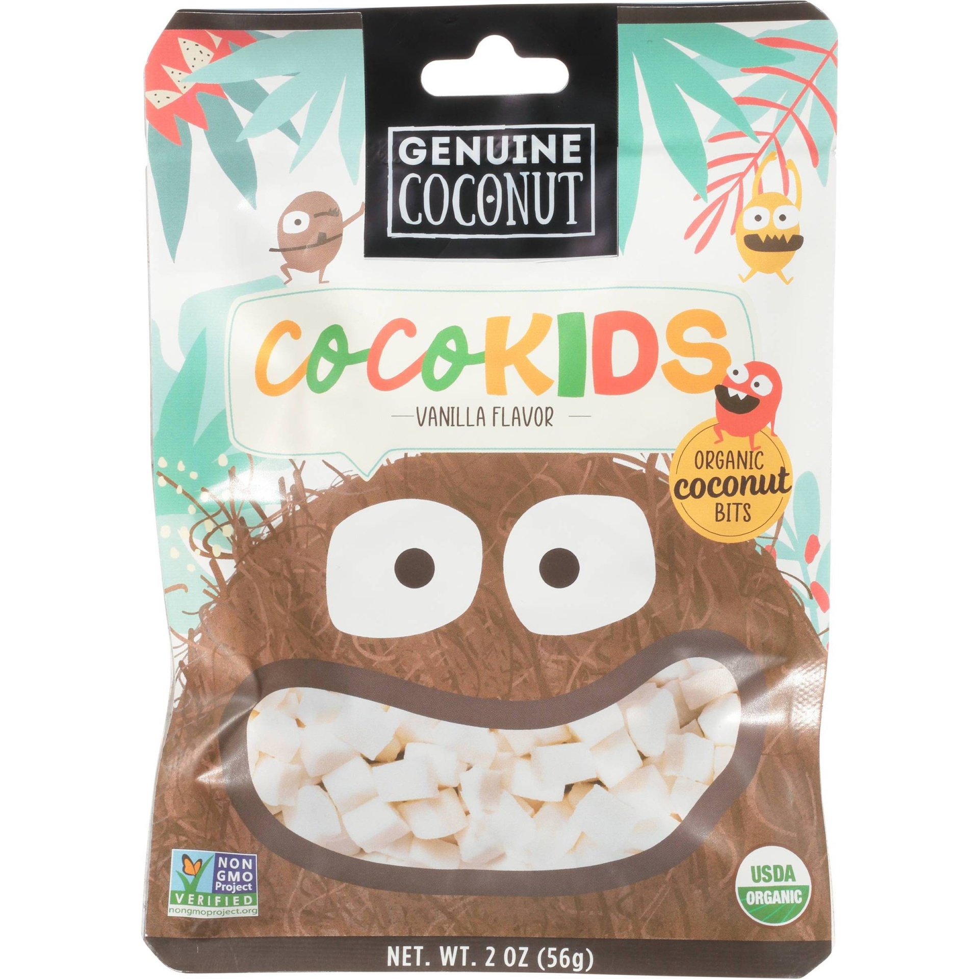 Genuine Coconut CocoKids Organic Vanilla Coconut Bits - 2oz 2 oz | Shipt