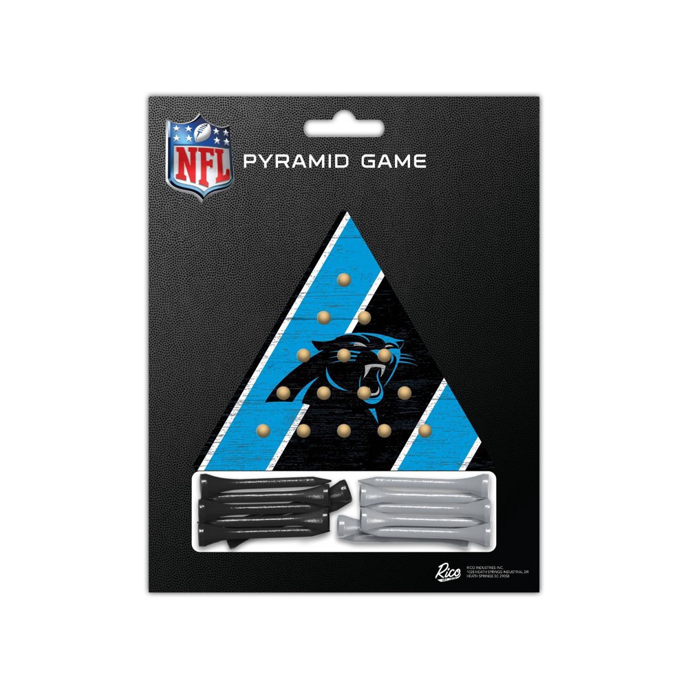NFL Carolina Panthers Pyramid Peg Game 1 ct | Shipt