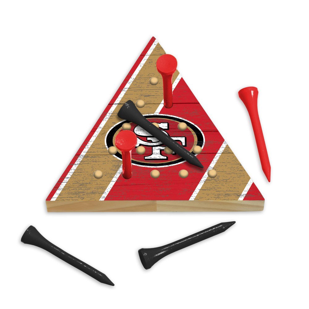 NFL San Francisco 49ers Pyramid Peg Game 1 ct | Shipt