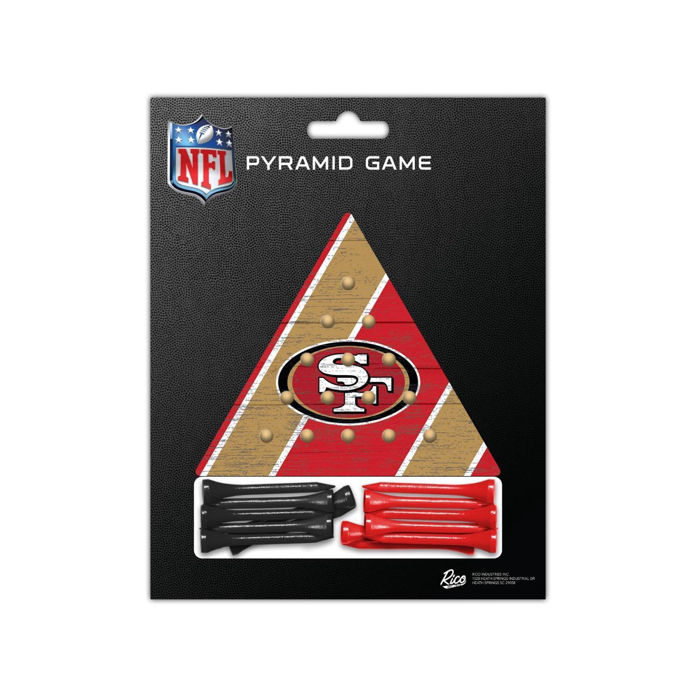 NFL San Francisco 49ers Pyramid Peg Game 1 ct | Shipt