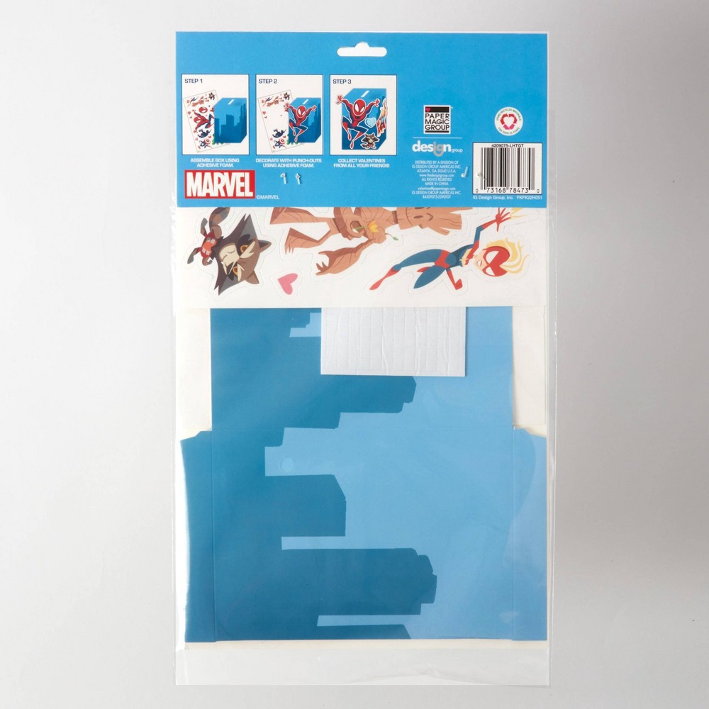 Spider-Man 3pc Valentine's Day Mailbox Craft Activity Kit - Paper Magic ...