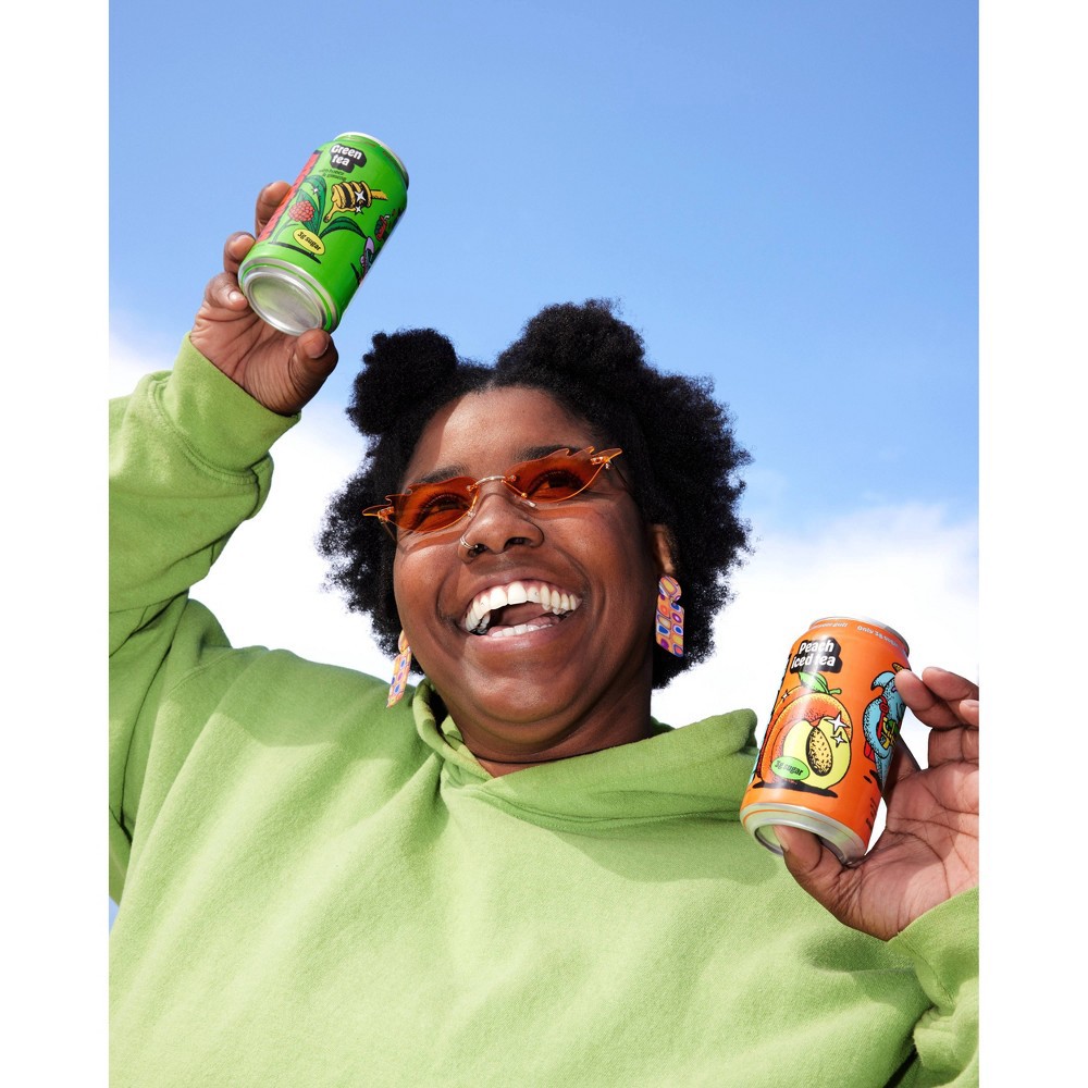 Halfday Tonics Halfday Tea Tonic Green Tea with Honey and Ginseng - 12 ...