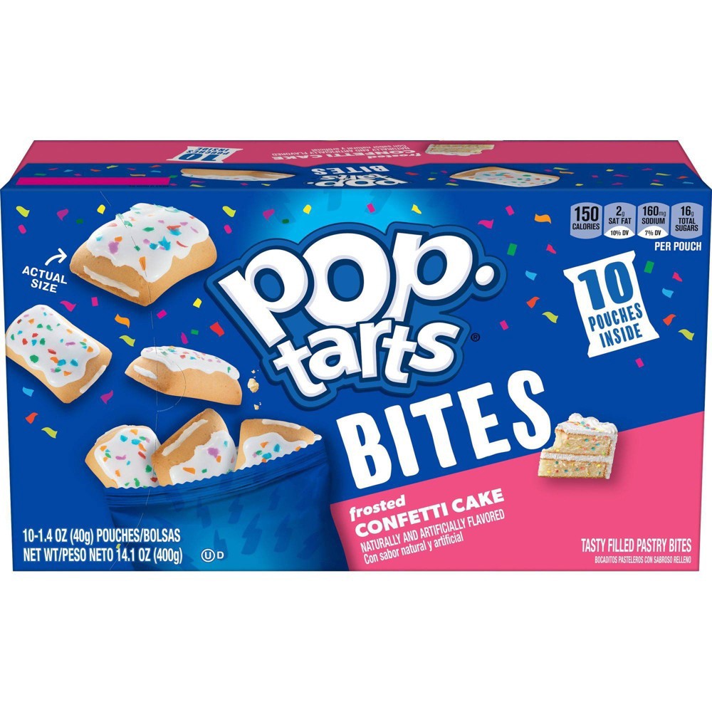 Kellogg's Pop-Tarts Bites Frosted Confetti Cupcake - 10ct 10 ct | Shipt