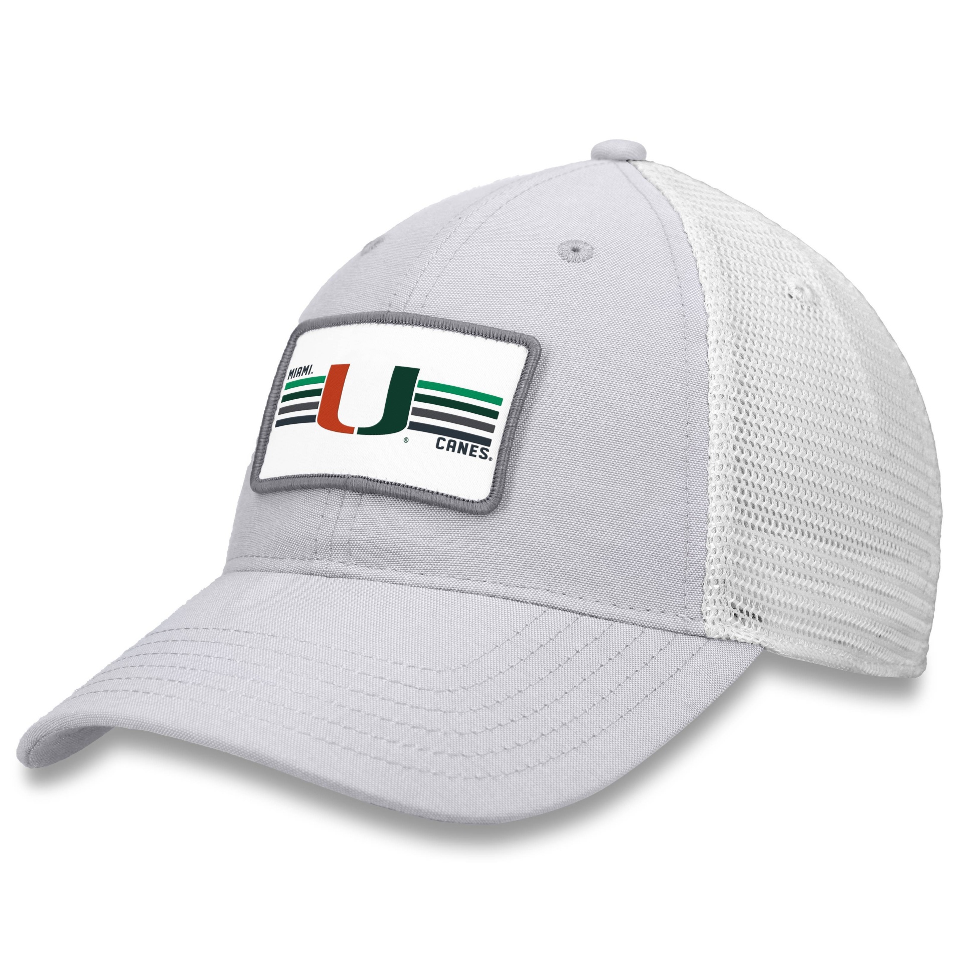 NCAA Miami Hurricanes Semi Structured Chambray with Hard Mesh Hat 1 ct ...