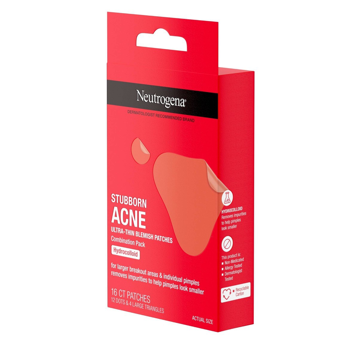 Neutrogena Stubborn Blemish Hydrocolloid Patches - 16ct 16 ct | Shipt