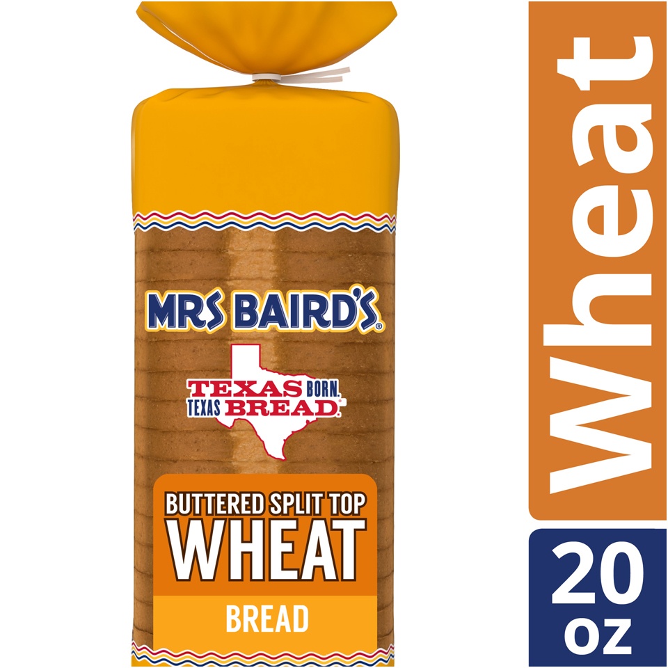 Mrs. Baird's Buttered Split Top Wheat Bread 20 oz | Shipt