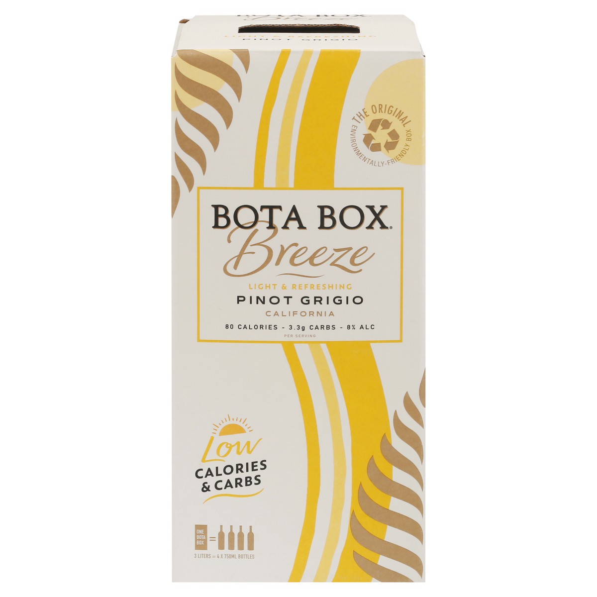 Bota Box Breeze Pinot Grigio White Wine - 3L Bottle 3 liter | Shipt