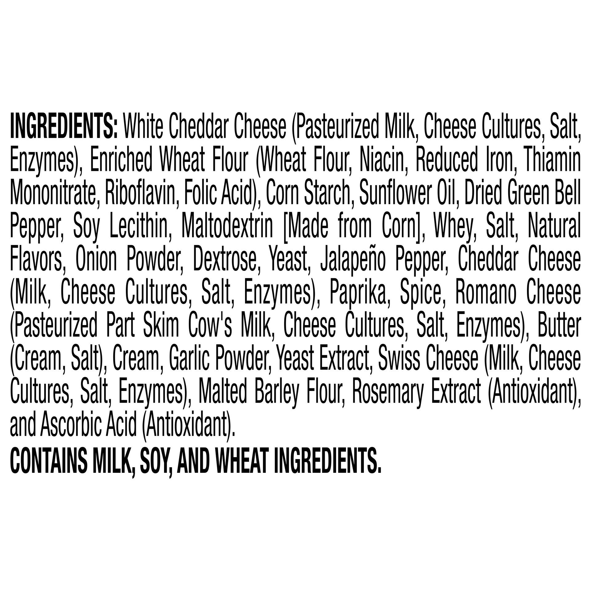 Stacy's Cheese Petites Cheese Snacks White Cheddar Jalapeno 4 oz | Shipt