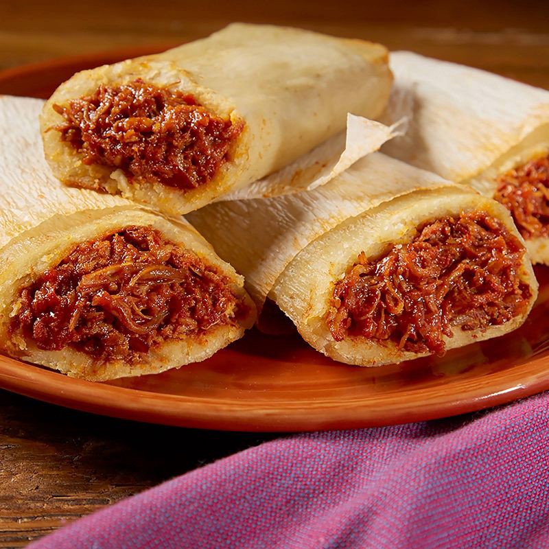 Del Real Foods Gluten Free Pork Tamales in Red Sauce - 24oz 24 oz | Shipt