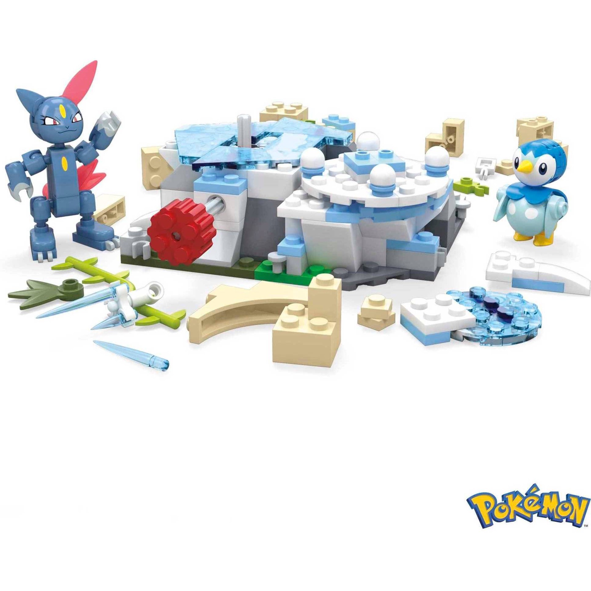 Mega Construx MEGA Pokemon Piplup and Sneasel's Snow Day with Motion ...