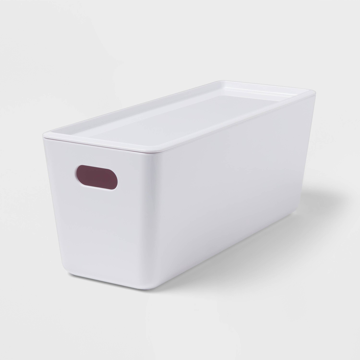 5L Stacking Bin with Lid White - Brightroom 5 liter | Shipt