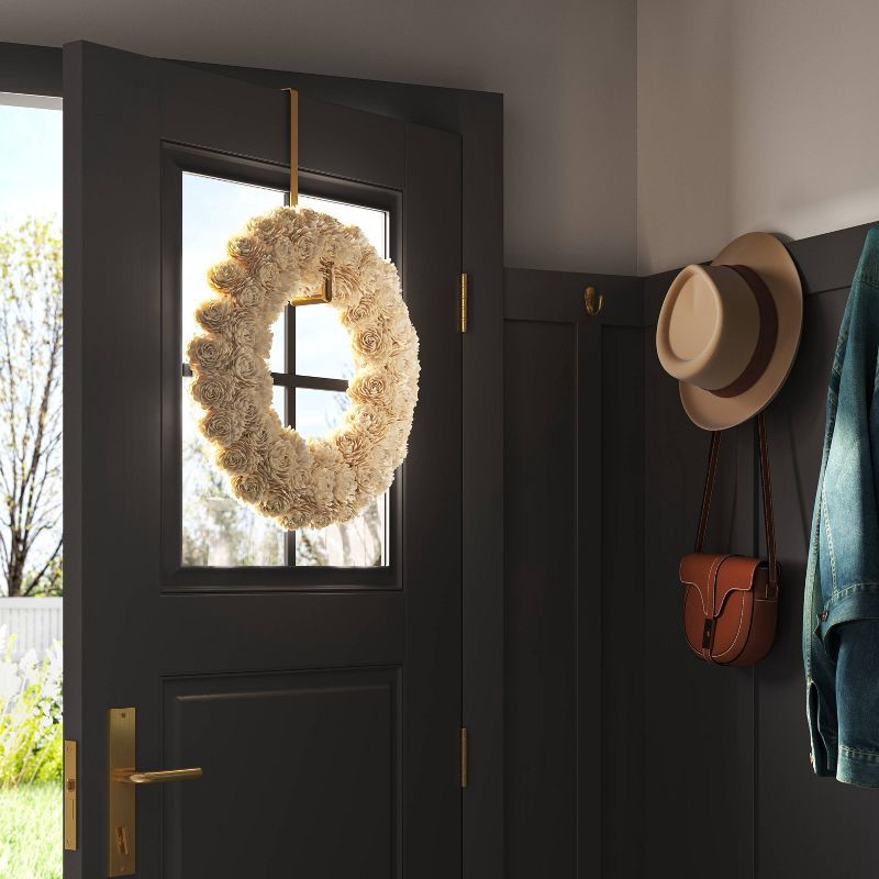 Shola Wreath White - Threshold 1 ct | Shipt