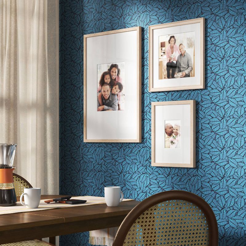 20" x 30" Matted to 11" x 14" Poster Frame Light Wood - Threshold™ 1 ct ...